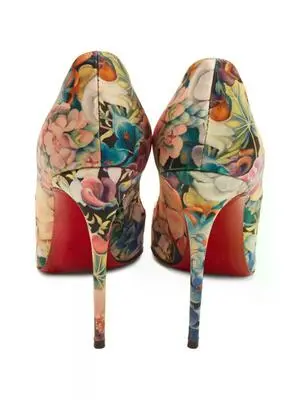 CHRISTIAN LOUBOUTIN Pigalle Follies Floral Print Pumps