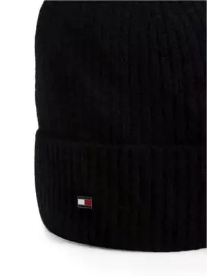 Tommy Hilfiger Ribbed-knit Beanie Hat