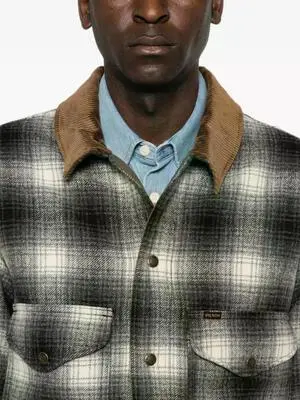 Filson Check-pattern Corduroy-collar Jacket