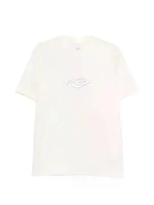Y3 Logo-print T-shirt - Neutrals