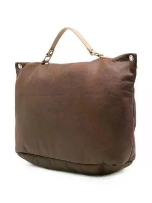 LA MILANESA Shearling-trimmed Tote Bag