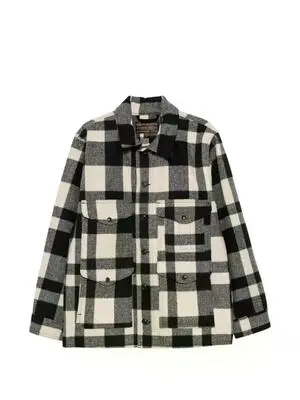 Filson Check-pattern Button-up Jacket - White