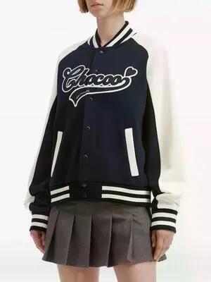 CHOCOOLATE Colour-block Embroidered Sweatshirt
