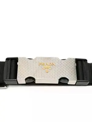 Prada 1990s Logo-plaque Belt