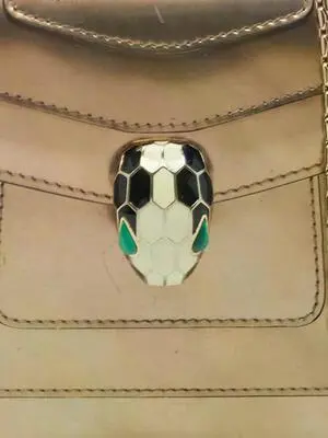 BVLGARI Small Serpenti Forever Patent-leather Shoulder Bag
