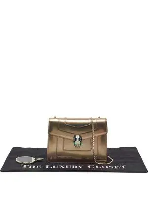 BVLGARI Small Serpenti Forever Patent-leather Shoulder Bag