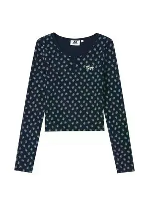 CHOCOOLATE All-over-print Long-sleeve T-shirt - Blue
