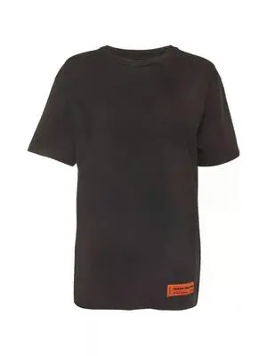 Heron Preston Logo-appliqué Crew-neck T-shirt - Black
