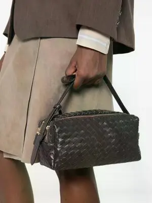 ELLEME Trousse Woven Leather Cross Body Bag