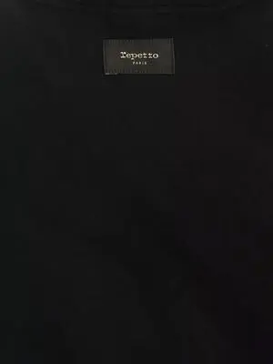 Repetto Embroidered Logo Ruffled Neck Sweater