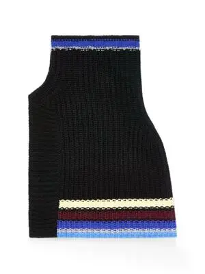 Dries Van Noten Wool Shawl Collar - Black