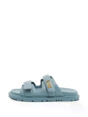 Dior Dioract Touch-strap Sandals - Blue