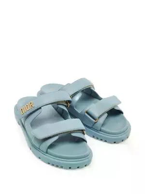 Dior Dioract Touch-strap Sandals - Blue