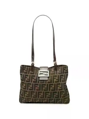Fendi 20th Century Zucca Canvas Shoulder Bag - Brown
