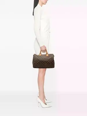 LOUIS VUITTON 1995 Monogram Speedy 35 Boston Bag