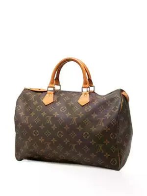 LOUIS VUITTON 1995 Monogram Speedy 35 Boston Bag