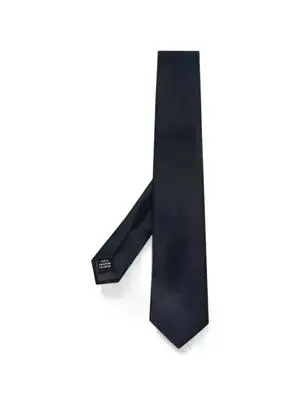 Tagliatore Satin-finish Tie - Black