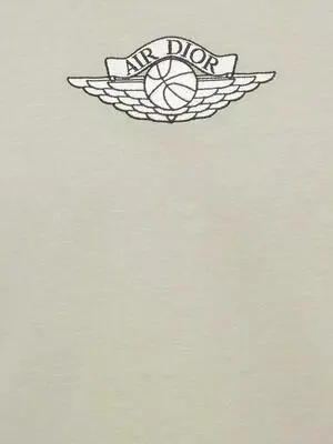Dior X Air Jordan Embroidered T-shirt