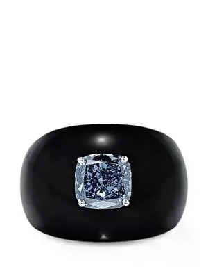SOLO FOR DIAMONDS Diamond Dome Ring - Black