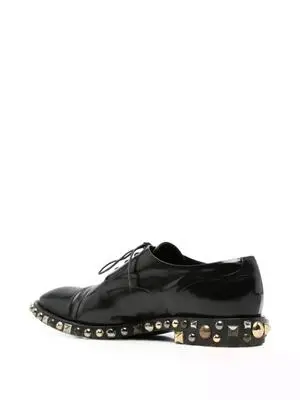 LOUIS VUITTON 2010 Stud Embellished Derby Shoes