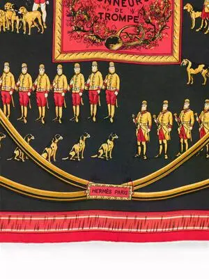 Hermès 1990s Square-shape Scarf