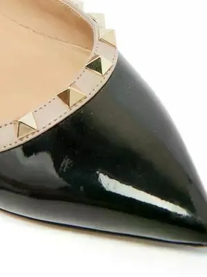 Valentino Garavani Rockstud Ballet Flats - Black
