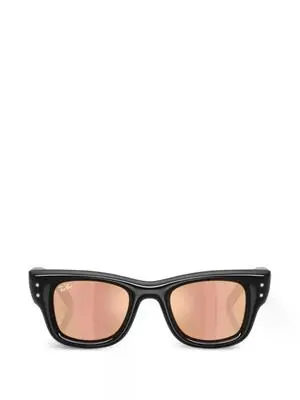 Ray-ban Wayfarer Puffer Crystal Edition Sunglasses - Black