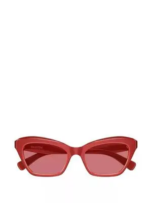 Valentino Garavani Cat Eye Sunglasses - Red