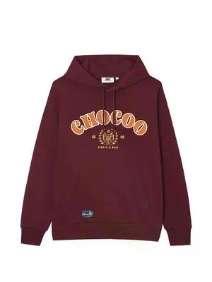 CHOCOOLATE Logo Embroidered Drawstring Hoodie