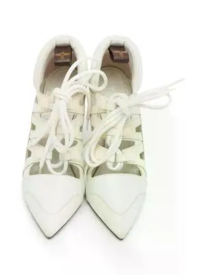 LOUIS VUITTON Streamline Lace-up Pumps