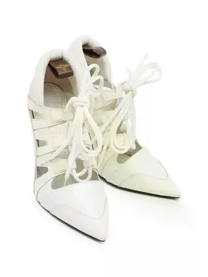 LOUIS VUITTON Streamline Lace-up Pumps