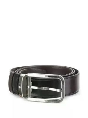 Montblanc Reversible Logo-plaque Belt - Black
