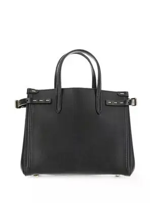 Valentino Garavani Vlogo Buckle Detail Tote Bag - Black