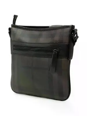 Burberry Smoke Check Coated Canvas Beckley Crossbody Bag