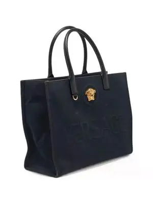 Versace La Medusa Embossed Tote Bag