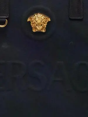 Versace La Medusa Embossed Tote Bag