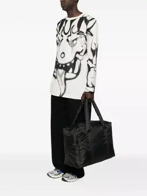 Y3 Padded-strap Tote Bag