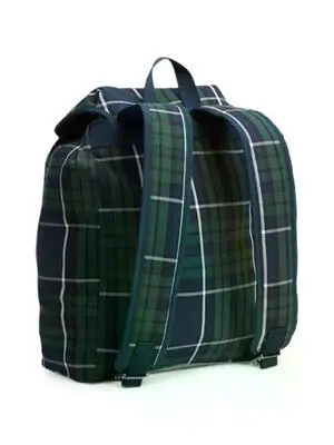 Tommy Hilfiger Check-pattern Logo-patch Backpack