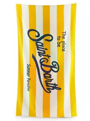 MC2 SAINT BARTH Logo-print Beach Towel