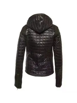 Dolce & Gabbana Quilted Leather Trimmed Hooded Puffer Jacket