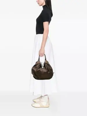LOUIS VUITTON 2008 Monogram Mahina Xl Hobo Bag - Brown