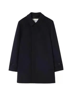 Burberry Mid-length Cashmere Car Coat - Blue