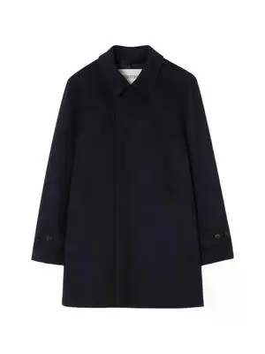 Burberry Mid-length Cashmere Car Coat - Blue