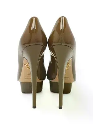 CHARLOTTE OLYMPIA Dolly Peep-toe Platform Pumps