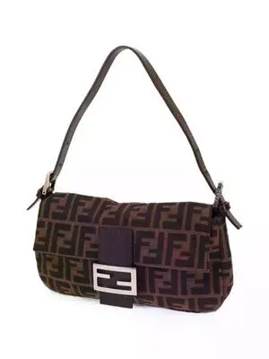 Fendi 1990s Baguette Monogram Shoulder Bag