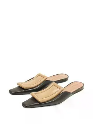 Marni Padded Buckle Detail Mules