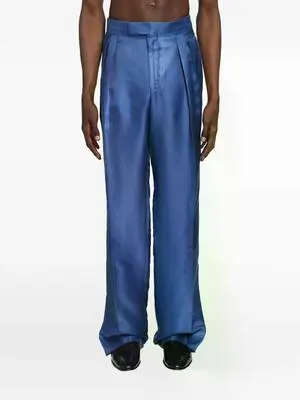 TOM FORD Pleated Silk Trousers