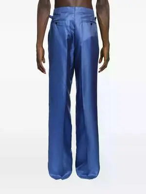 TOM FORD Pleated Silk Trousers