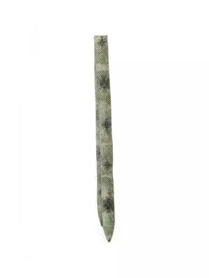 ZIGGY CHEN Patterned Skinny Scarf