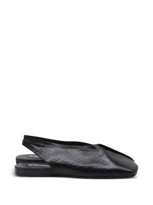 JIL SANDER Square-toe Slingback Ballet Flats